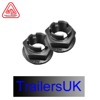 2 x GENUINE BPW 41mm Socket One Shot Trailer Brake Drum Hub Nut 52mm ...