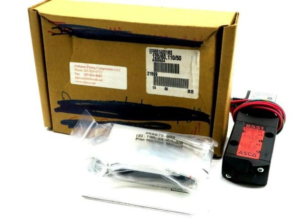 ASCO EF8551A001MS 120/60 Direct Mount Inline Spool Valve for sale ...