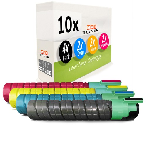 10x Tóner XXL Para Ricoh Aficio SP C-410-DN SP C-420-DN CL-4000-HDN CL ...