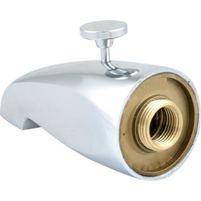 Chrome Diverter Tub Spout Cast Brass For 1/2" Or 3/4" Pipe Thread | eBay UK