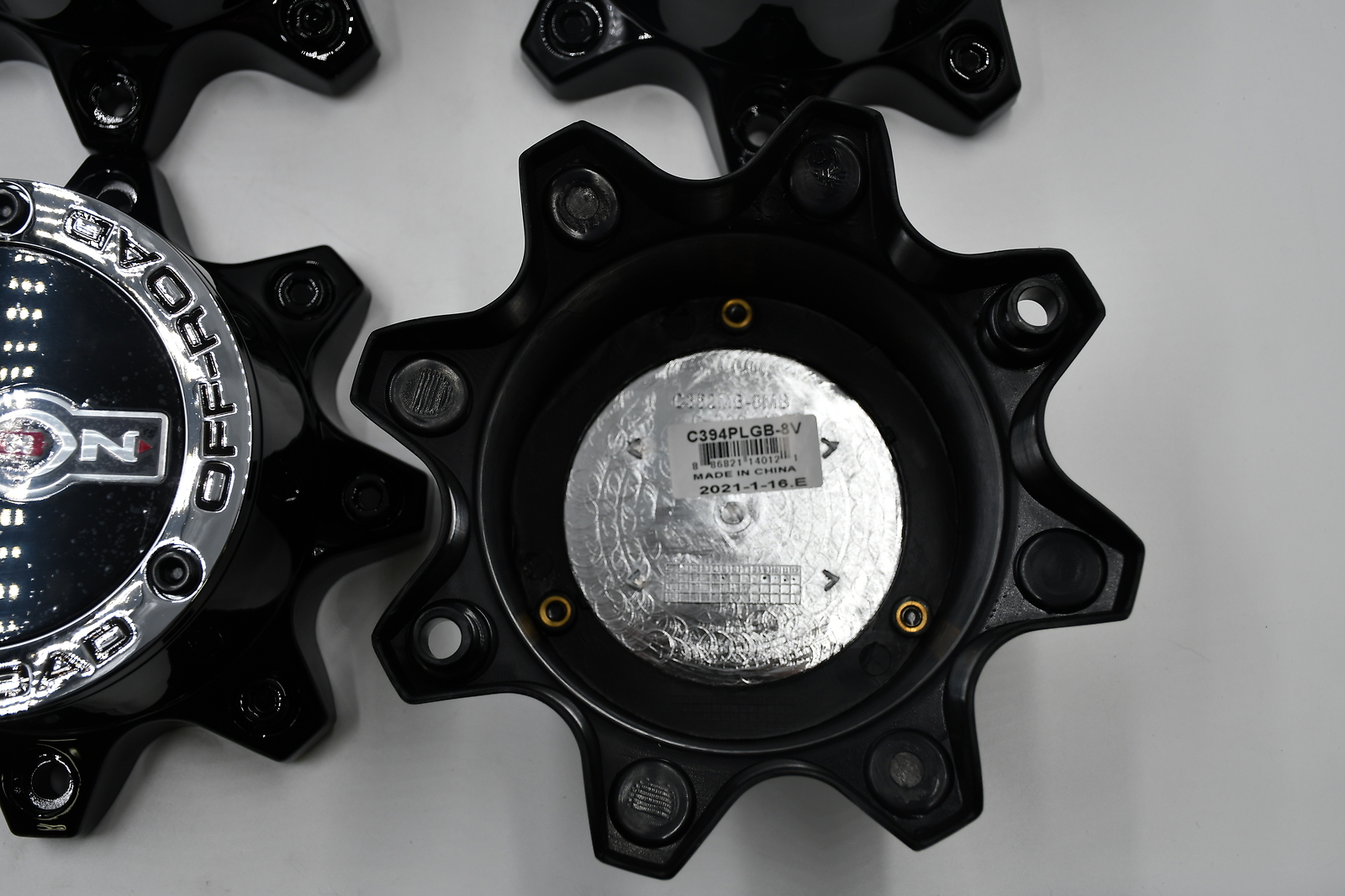 Vision Gloss Black Wheel Center Cap C394PLGB-8V 7.125" Vision 8 Lug 394 ...