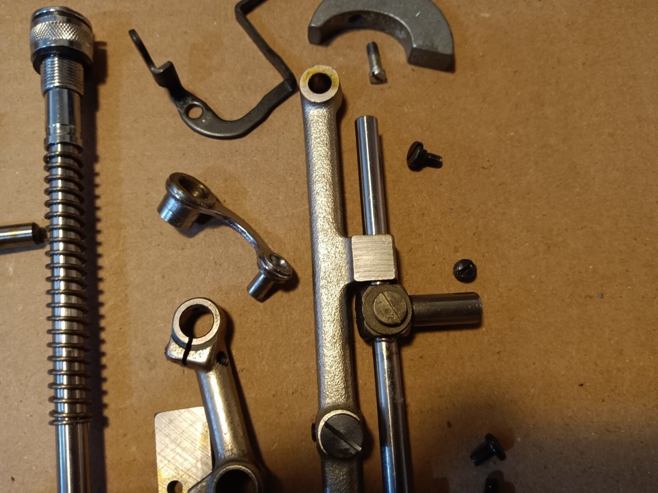 Vintage Carl's Tacony 860 Dial Sew Sewing Machine Presser Bars Parts ...