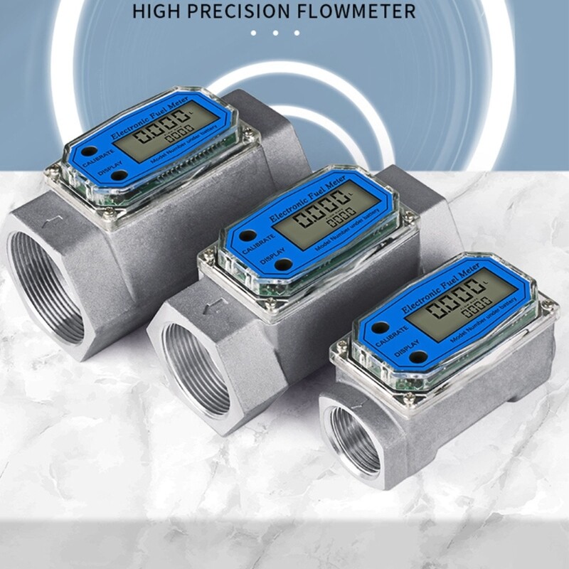 Digital Liquid Flow Meter 1in/2in/2.5in/3in Turbine-Water Flow Meter | eBay