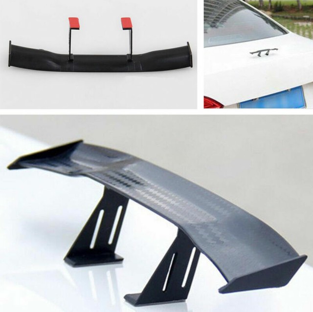 Vehicle Car 17cm Model Carbon Fiber LOOK Tiny Mini Rear Wing Spoiler ...