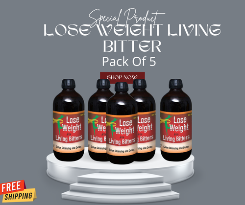 Lose Weight Living Bitters-Natural Remedy Powerful Roots &Herbs-Detox ...