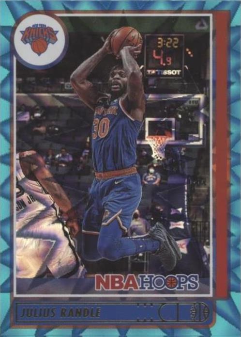 2021-22 Panini NBA Hoops - Julius Randle #127 Teal Explosion for sale ...
