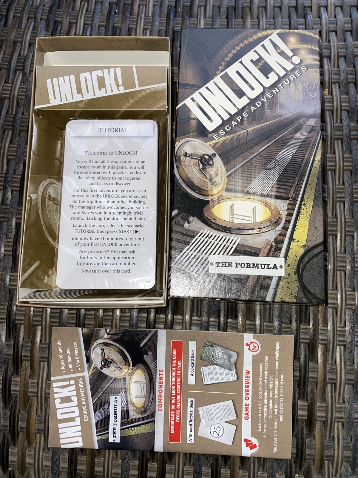 Unlock! Escape Adventures The Formula NEW Escape Room Game | eBay