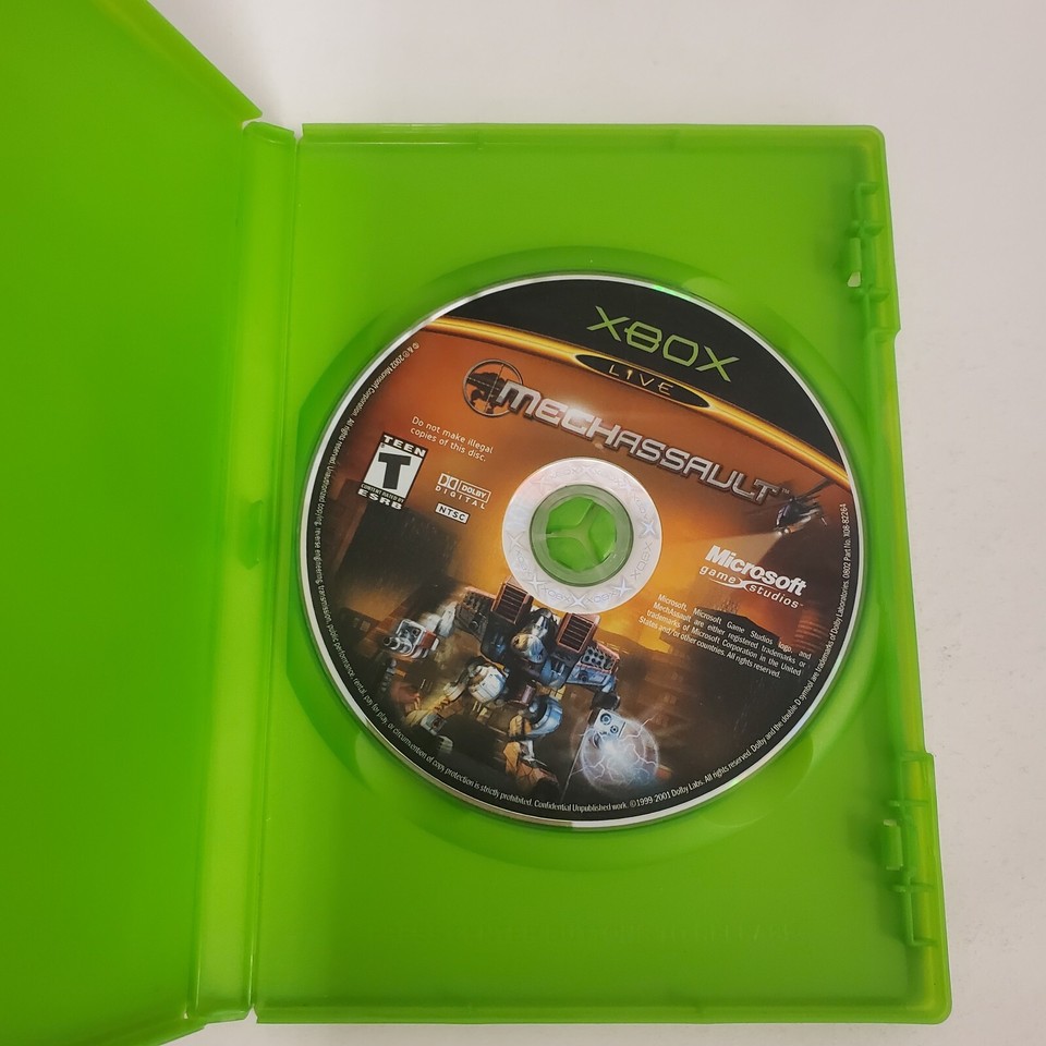 MechAssault (Original Xbox, 2002) NO Manual - Tested* 805529154964 | eBay