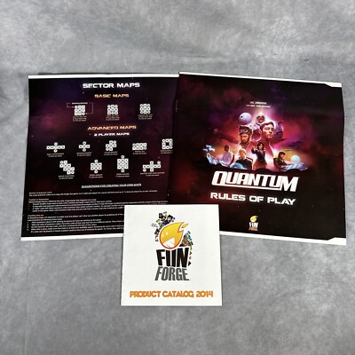 Quantum Fun Forge Eric Zimmerman 2015 Board Game Replacement ...