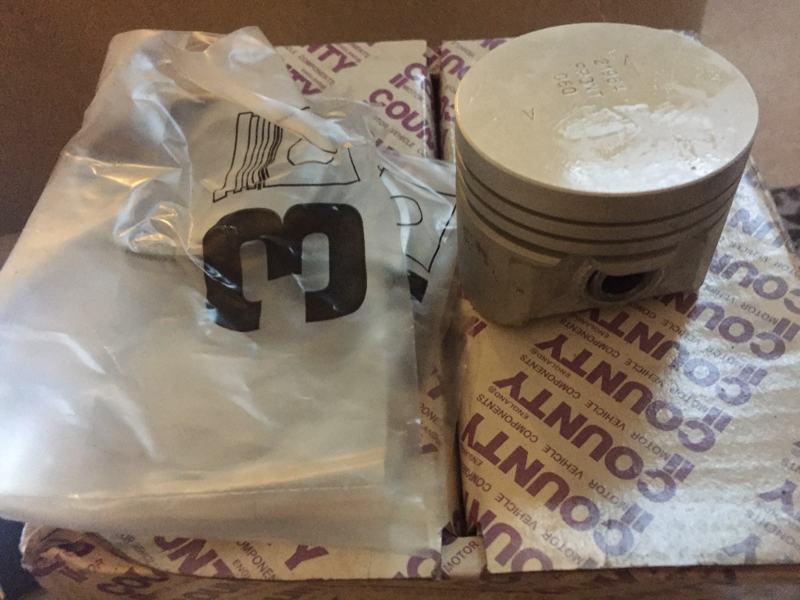 classic mini 998 flat top std piston set new comp spec | eBay UK