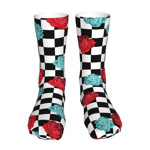 Unisex rose Socks 3D Colorful Athletic Sport Novelty Socks Gift | eBay