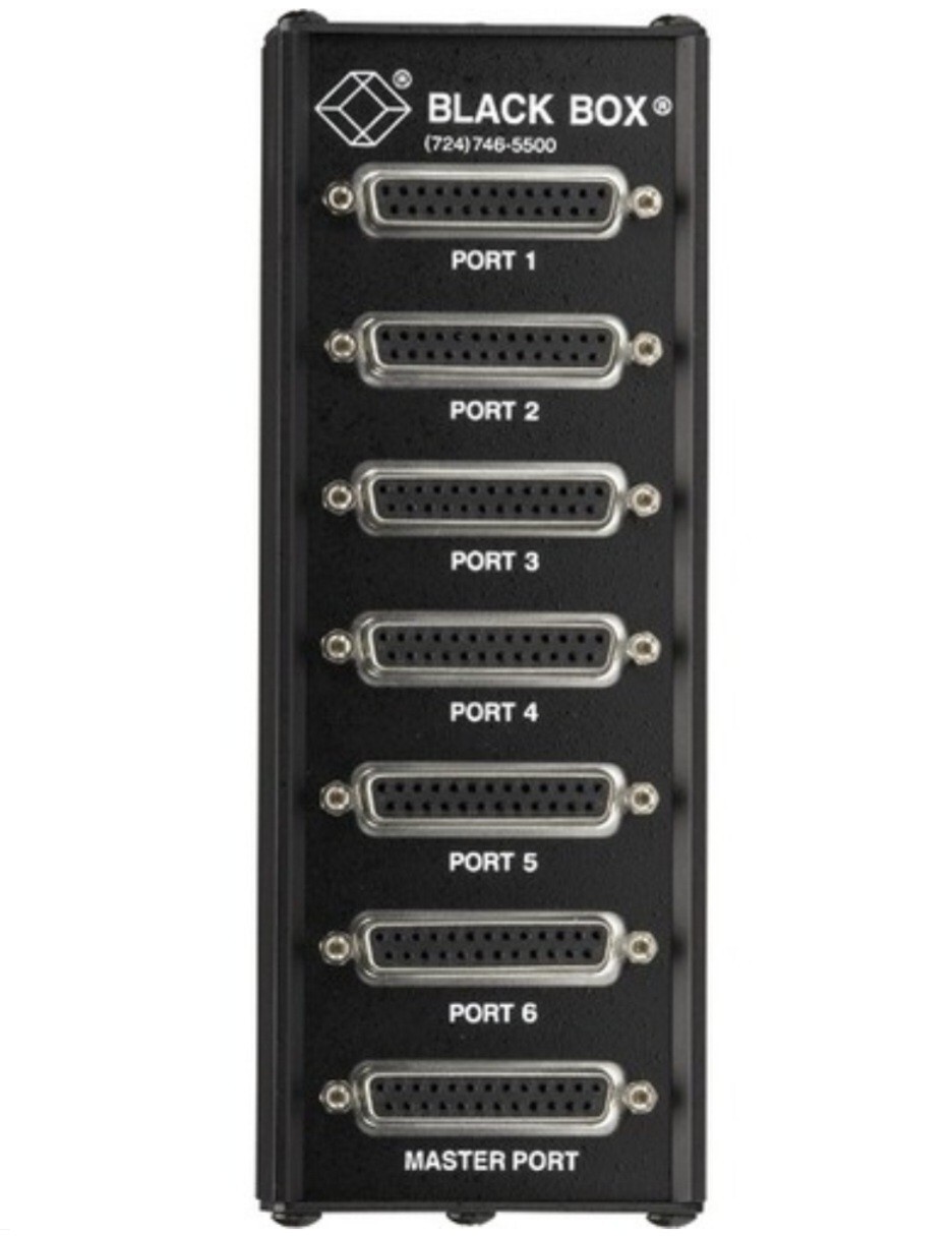 Black Box Modem Splitter (TL074A-R4) 6-Ports External Switch for sale ...