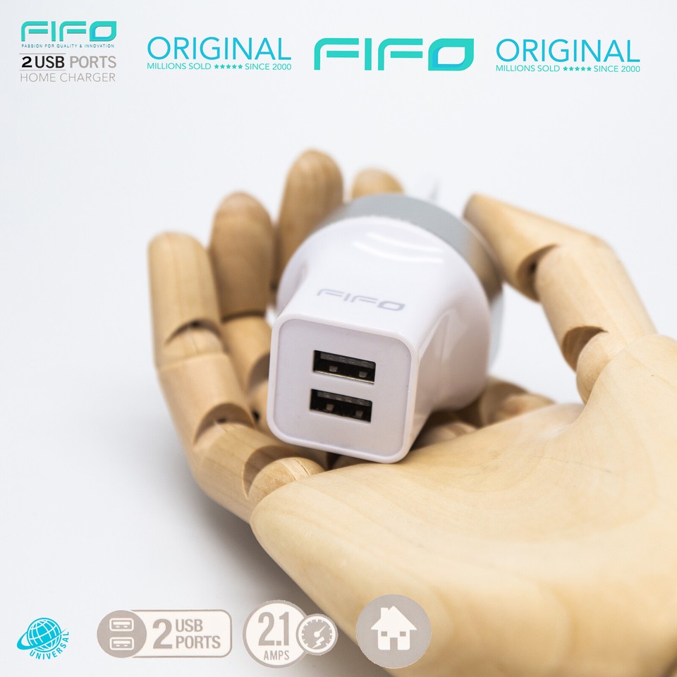 USB Home Charger Mains 3 Pin UK Wall Plug Adapter Charging for Phones ...