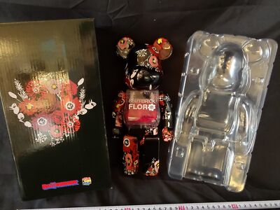 BE@RBRICK Medicom toy Bearbrick 400% Flora Rose Eternal Flower Action ...