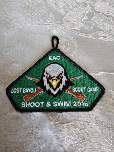 BSA 2016 EVANGELINE AREA COUNCIL LOST BAYOU SHOOT AND SWIM 2016 PATCH ...