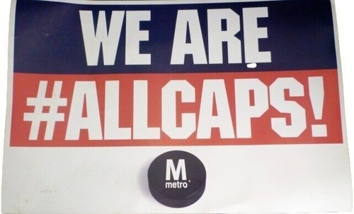 COMMEMORATIVE WASHINGTON CAPITALS 2018 CHAMPIONSHIP We Are #All CAPS ...