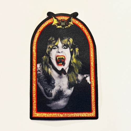 OZZY OSBOURNE Speak Of The Devil 3.5" Twill Iron On Patch black sabbath | eBay