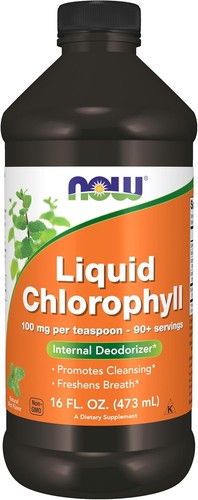 NOW Supplements, Liquid Chlorophyll, Super Concentrated, Internal ...