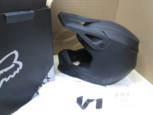 FOX RACING V1 HELMET - MOTOCROSS SLED MOTORCYCLE ATV BMX - LARGE all ...