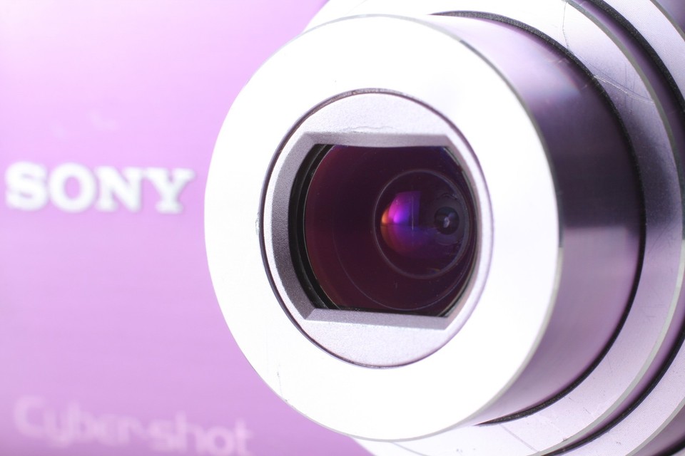 ⏯️ *English OK* Sony Cybershot DSC-WX30 Purple 16.2 MP Comact Digital ...