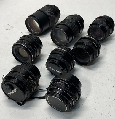 Lot of 8 Assorted Mount Camera Lenses | eBay