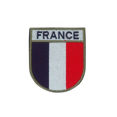 ECUSSON FRANCE AVEC SCRATCH PATCH DRAPEAU FRANCAIS HAUTE VISIBILITE 3 ...