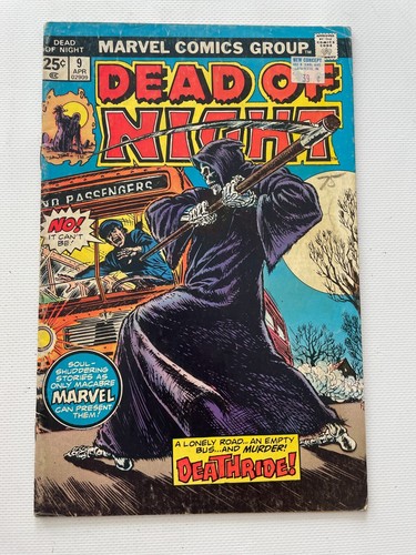 Dead Of Night # 9 VG/FN Marvel Comic Book Death Horror Monster Fear ...