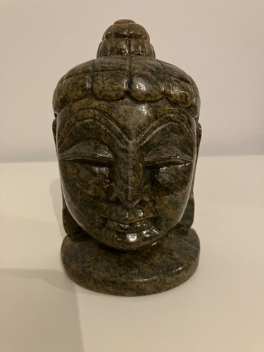 Small Buddha Stone Head Hindu Indian Idol Deity Statue Nepalese Tibetan ...