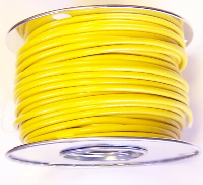 YELLOW Vinyl Coated Cable Wire Rope, 3/16 - 1/4, 7x19, 250 ft reel | eBay