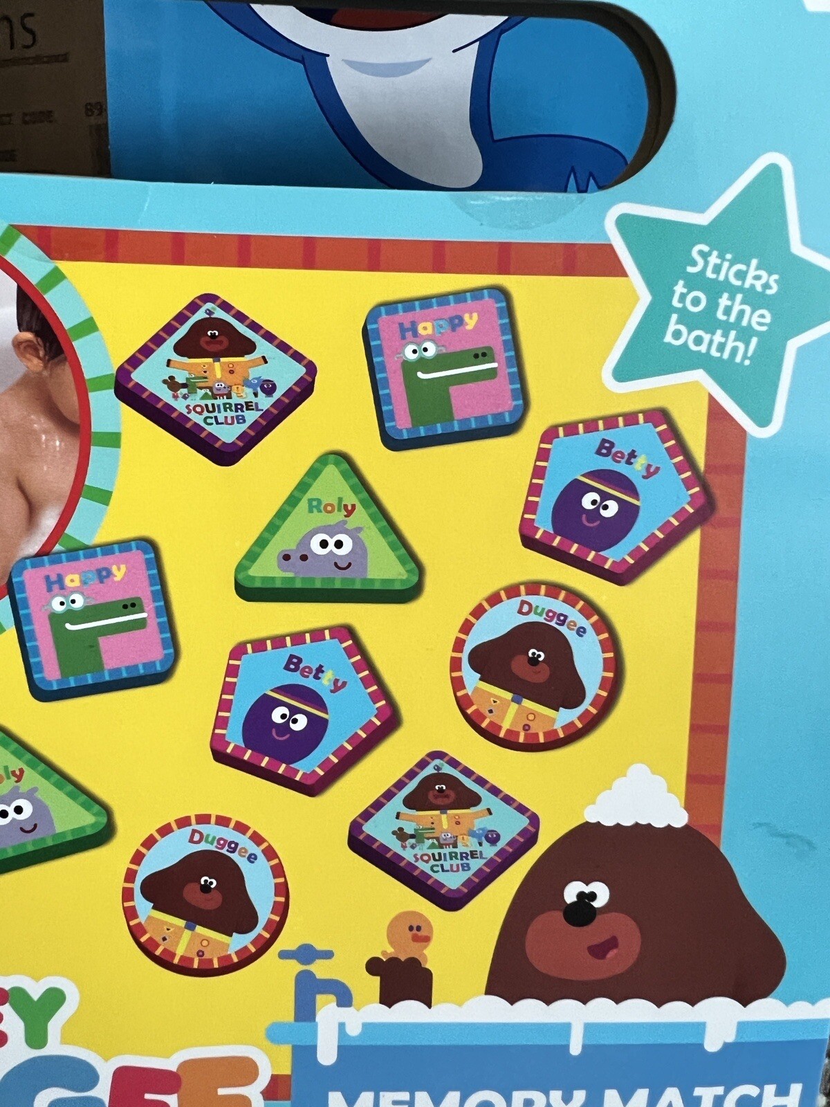 HEY DUGGEE MEMORY MATCH BATH PUZZLE Bath Storage Bag Gifts Kids Bath ...