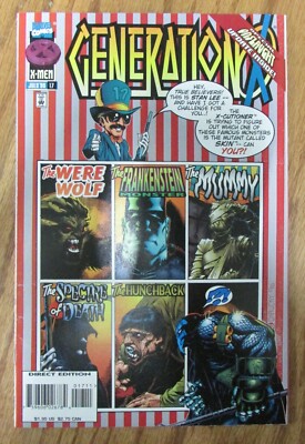 MARVEL COMIC BOOK GENERATION X X-MEN #17 JULY 1996 | eBay