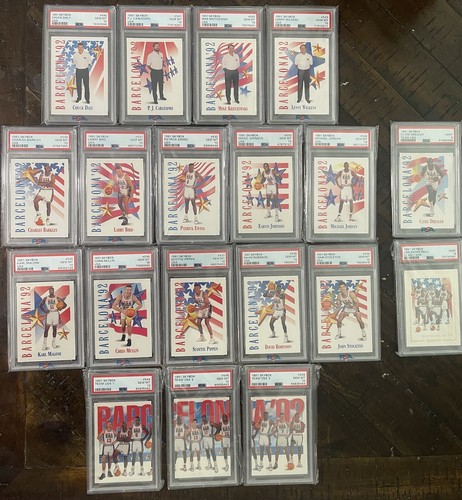 💎 PSA 10! 1991 Skybox Dream Team USA COMPLETE set. RARE! GEM read ...