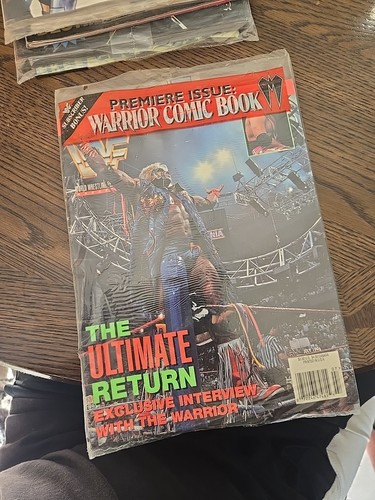 WWF Wrestling Magazine July 1996 Ultimate Warrior Comic Book New Sealed ...