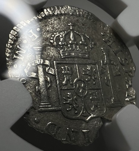 1772-73 El Cazador Shipwreck 1/2 Real NGC Genuine Mexico Silver Coin ...