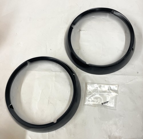 Kentrol Stainless Steel Headlight Bezels, Black, Pair, 50537 | eBay