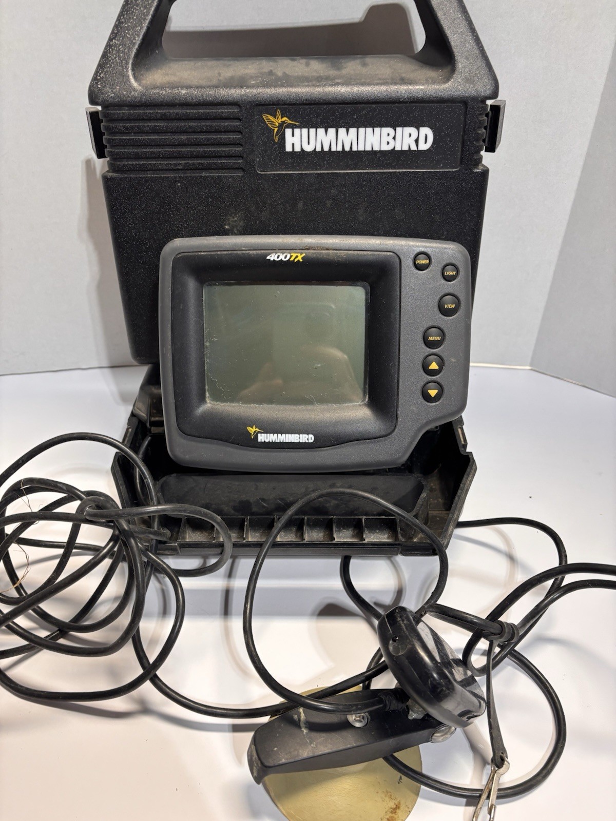 Hummingbird 400TX Portable Fishfinder LCD Display Fish Finder 400 TX ...