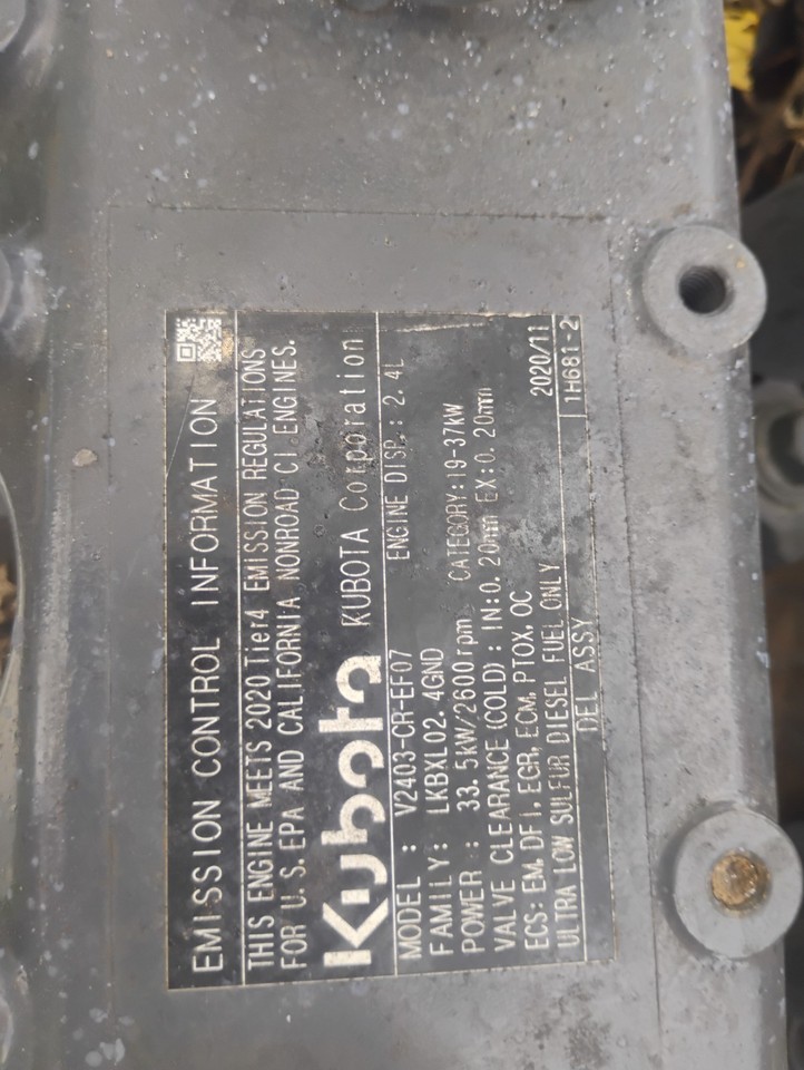 Kubota V2403‑CR‑EF07 Diesel Engine Core | 50 HP | Turbo | Tested | | eBay