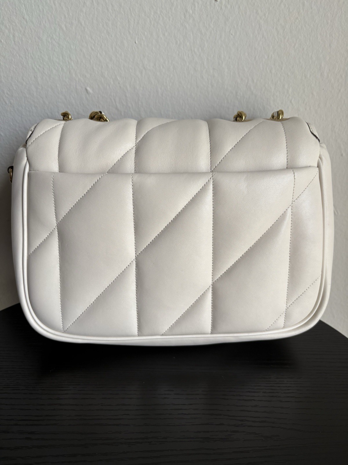 Coach pillow Madison quilted shoulder bag color chalk | eBay