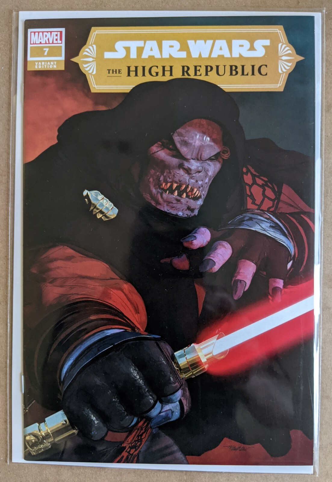 Star Wars: High Republic #7 1st App of Darth Krall Mayhew Excl. Trade ...