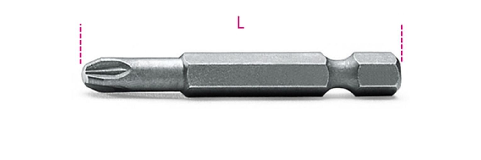 Beta Tools 862 PZ 5X 1/4" Hex Drive Pozidriv® Bit PZ2 x 50Mm Long | eBay