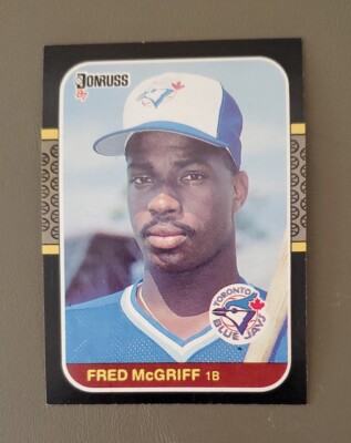 1987 DONRUSS BASEBALL #621 FRED MCGRIFF ROOKIE CARD RC | eBay