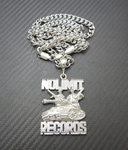 Hip Hop NO LIMIT RECORDS Pendant 6mm 24" Cuban Chain Necklace RC3912S ...