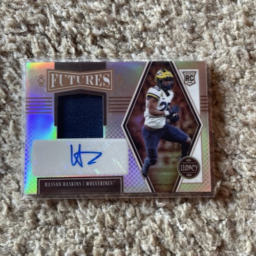 2022 Panini Legacy - Futures Patch Autographs #FP-HH Hassan Haskins ...