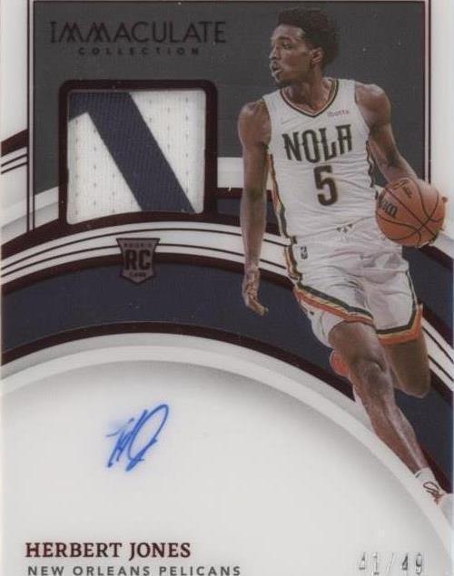 2021-22 Panini Immaculate Collection - Rookie Patch Autographs Herbert ...