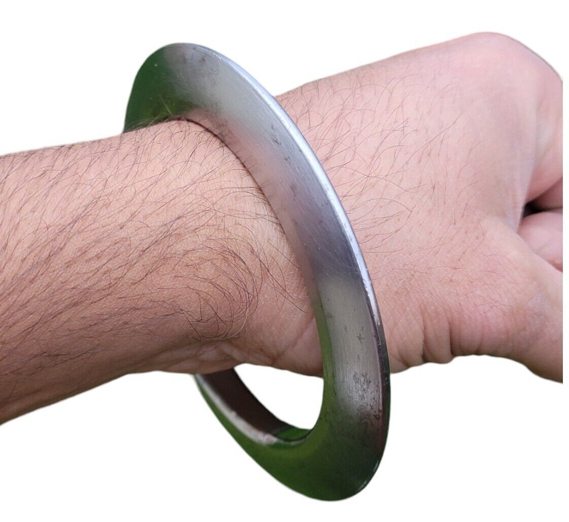 Sikh Kara Sarbloh Kada Pure Iron Smooth Chakri Heavy Khalsa Warrior ...