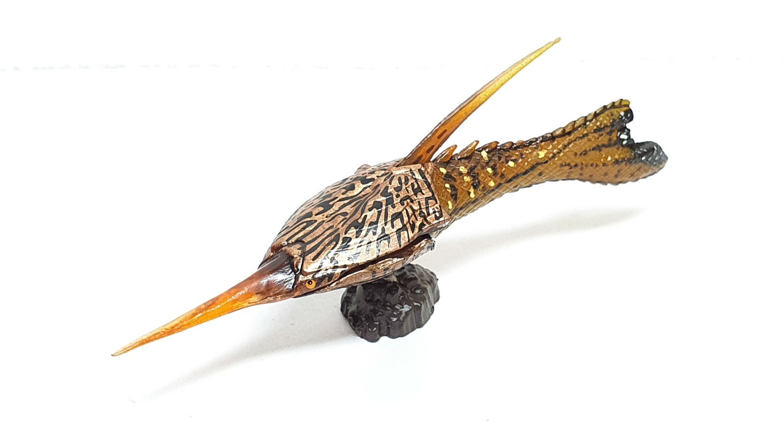 Kaiyodo UHA Dinotales 2 PTERASPIS fish Dinosaur Figure | eBay