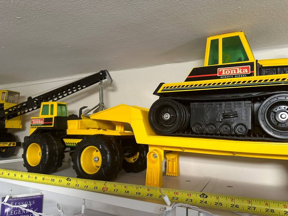 Vintage Mighty Tonka Lowboy Dozer Complete Set - Excellent Condition | eBay