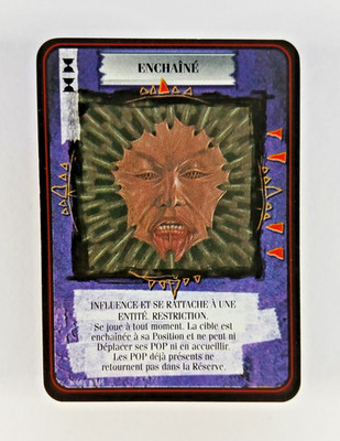 Fettered - French - Kult CCG card (1995) Influence, horror TCG | eBay