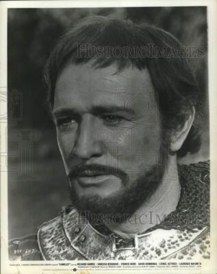1973 Press Photo Actor Richard Harris Starring in "Camelot" Movie ...