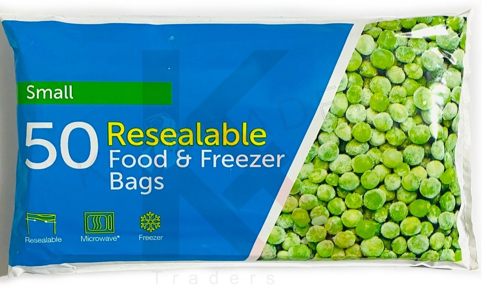 FOOD BAGS Tie Handle Bags Resealable bags Sandwich bags food freezer ...